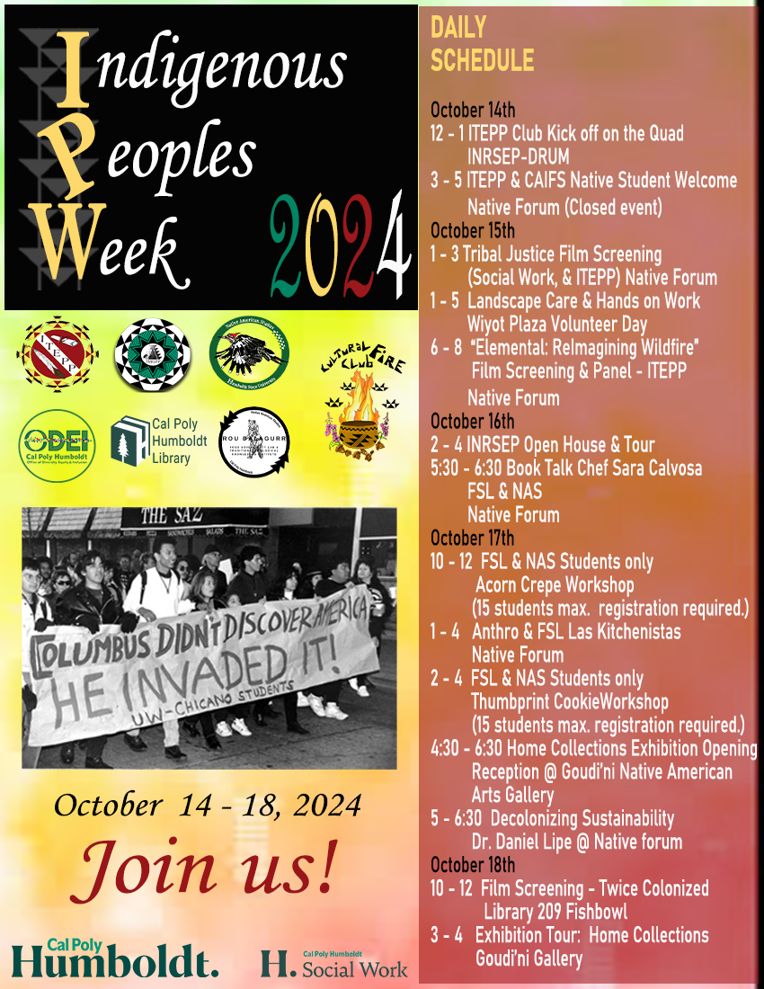 Indigenous Peoples Week | Cal Poly Humboldt